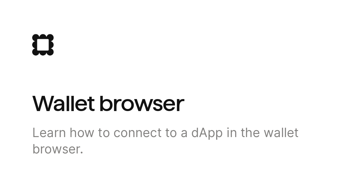 Wallet browser | Family
